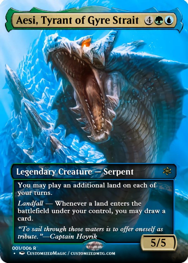 Aesi, Tyrant Of Gyre Strait | Magic The Gathering Proxy Cards