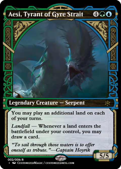 Aesi, Tyrant Of Gyre Strait | Magic The Gathering Proxy Cards